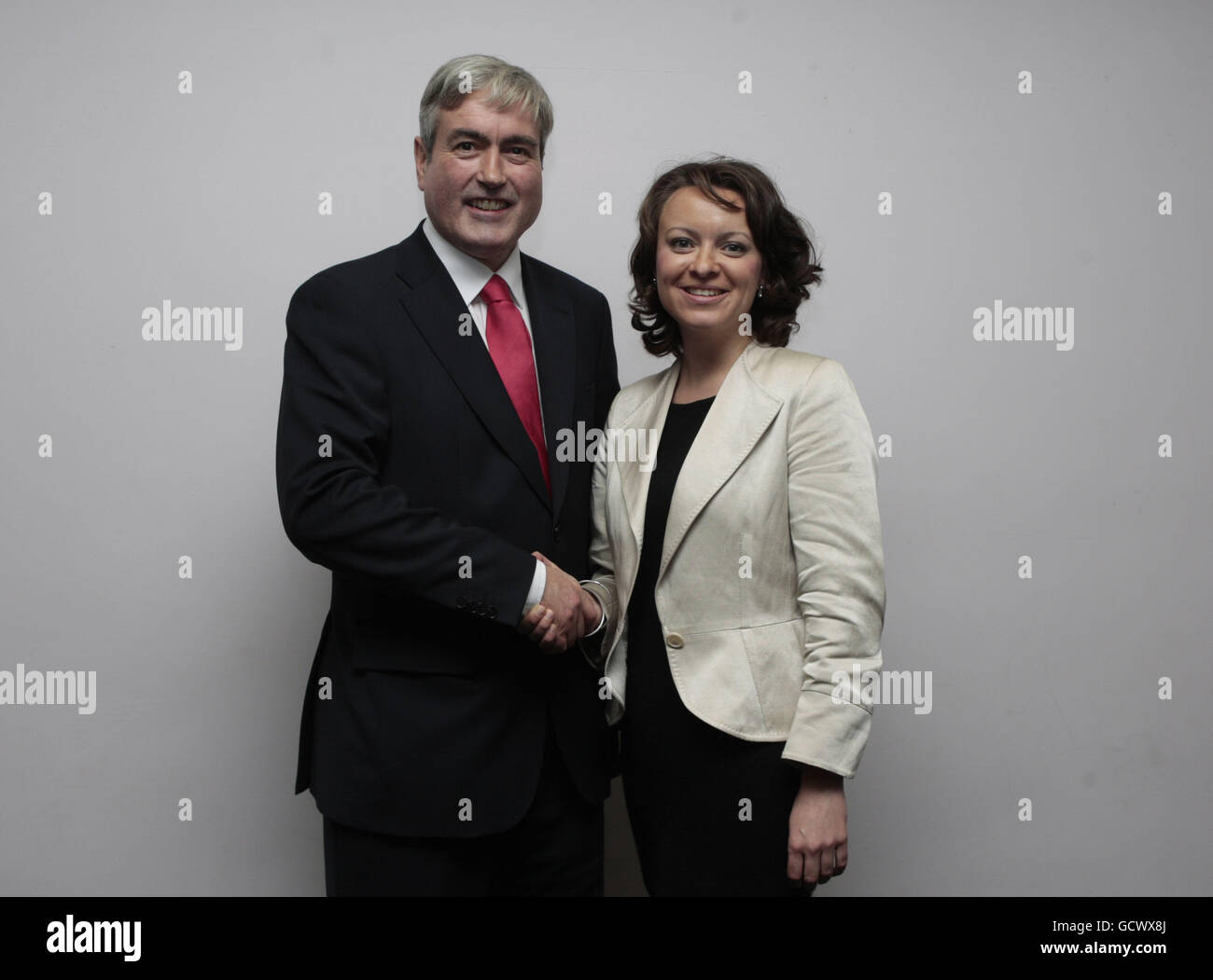 Iain Gray with Jenny Marra at the Scottish Labour party conference the ...