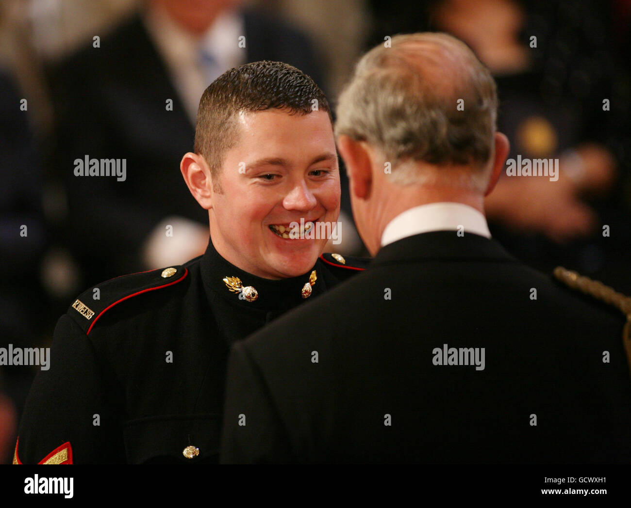 Corporal David Williams, The Royal Welsh, is decorated with the ...
