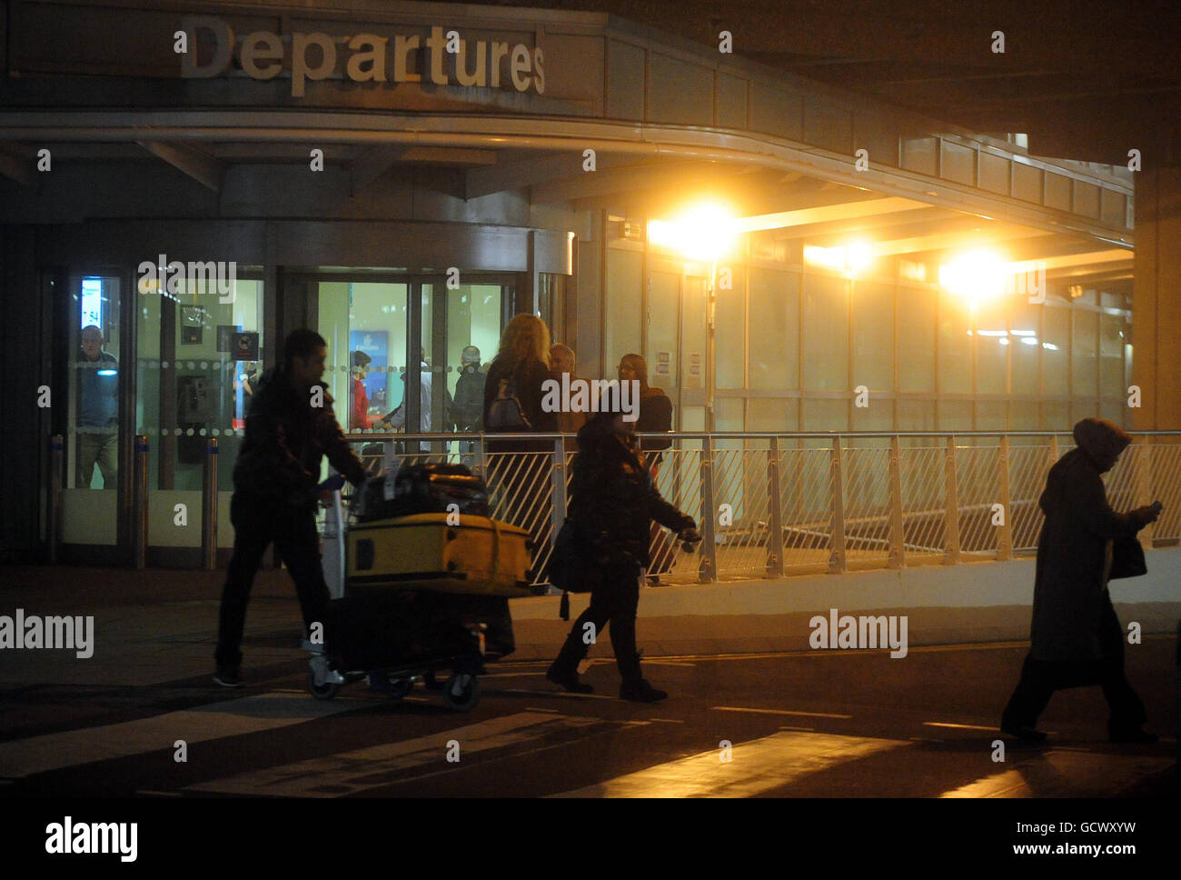 Birmingham Airport closure Stock Photo - Alamy