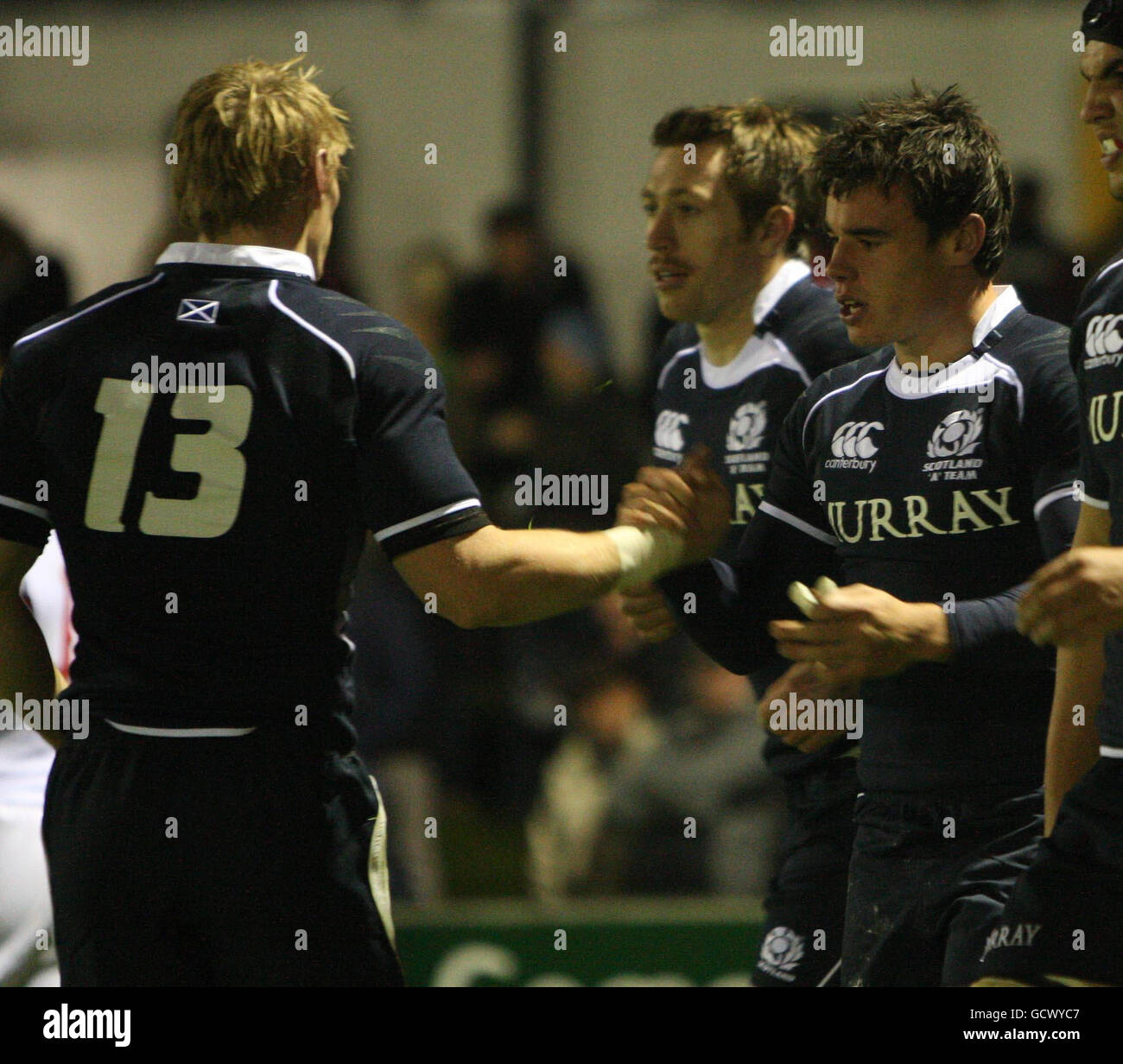 Rugby union international friendly scotland v usa hi-res stock ...