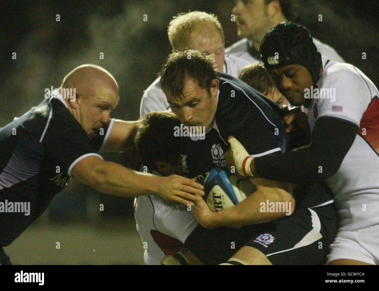 Rugby union international friendly scotland v usa hi-res stock ...