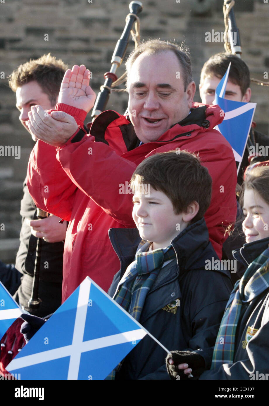 St Andrews Day celebrations Stock Photo - Alamy