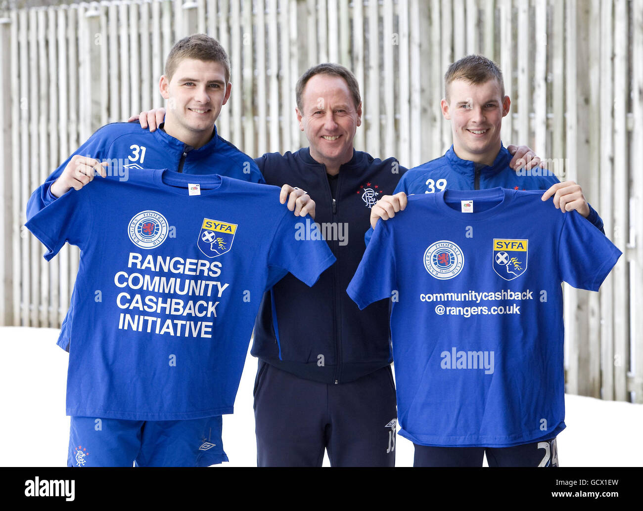Soccer - Rangers Training - Murray Park Stock Photo - Alamy