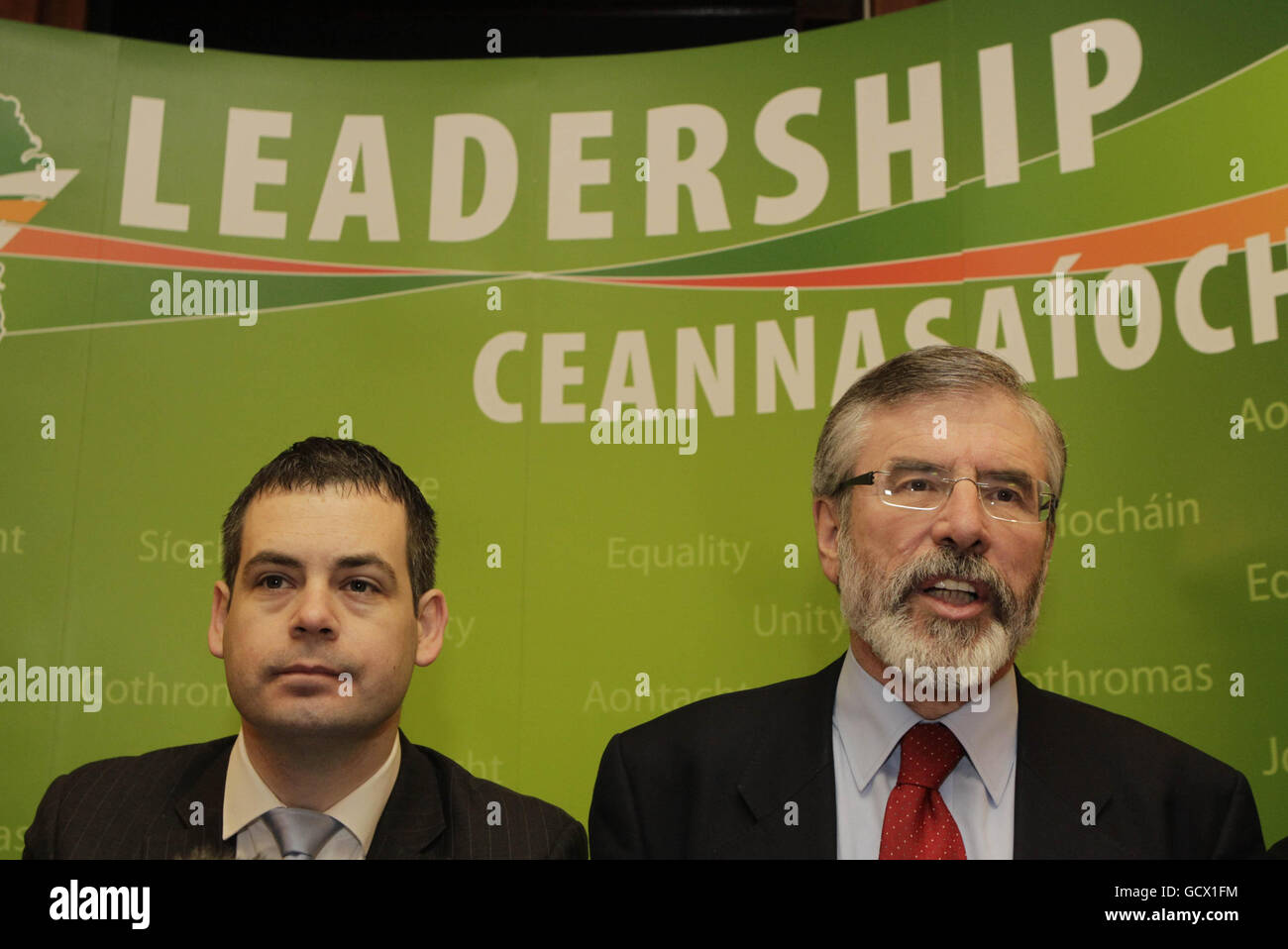 Newly elected TD for Donegal South West, Pearse Doherty (left) and Sinn ...
