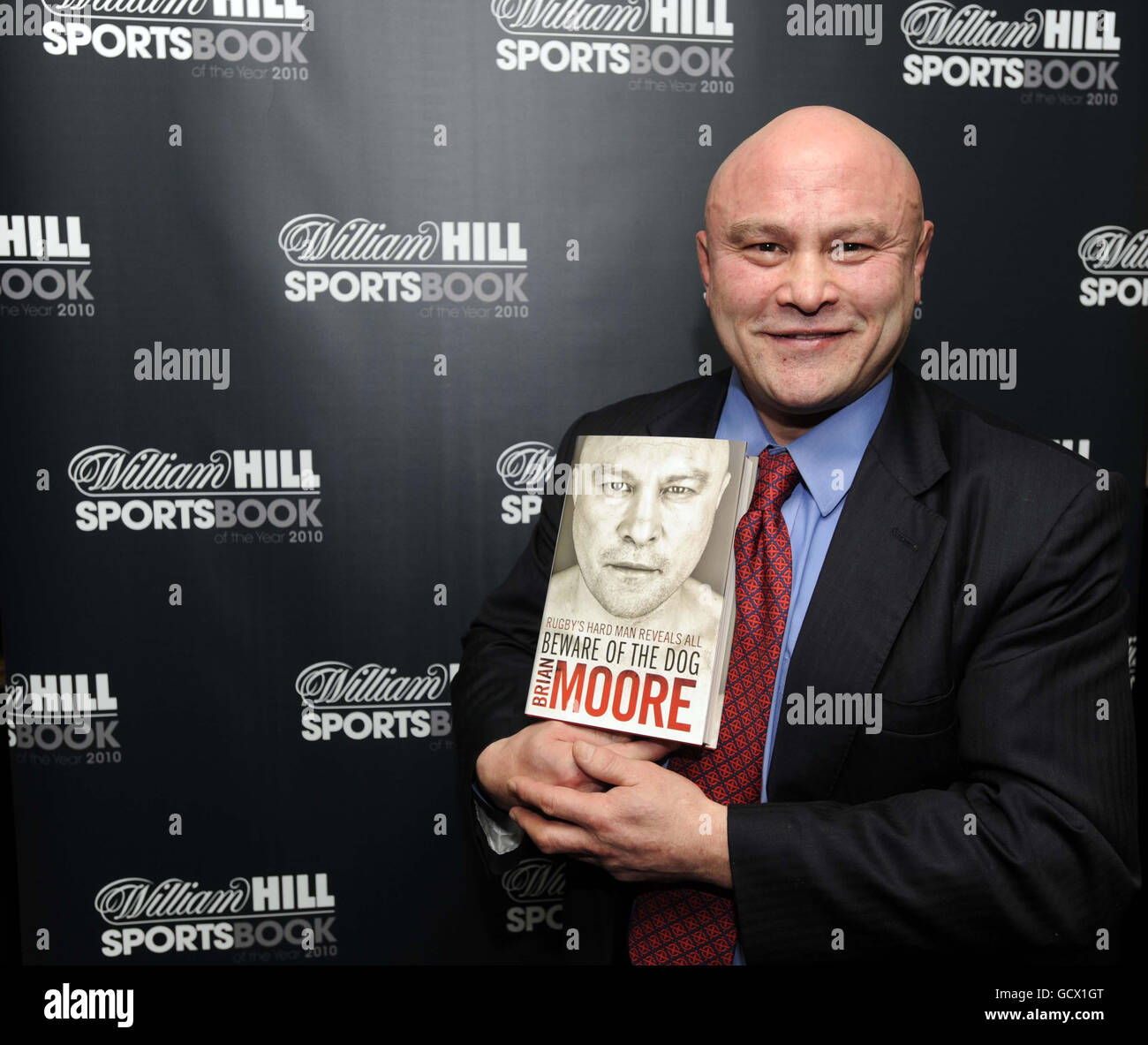 Former england rugby player brian moore with his book hi-res stock ...