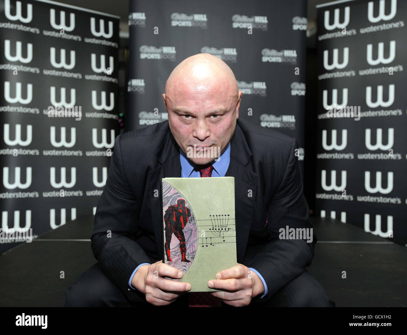 Former England rugby player Brian Moore with his book "Beware of the ...
