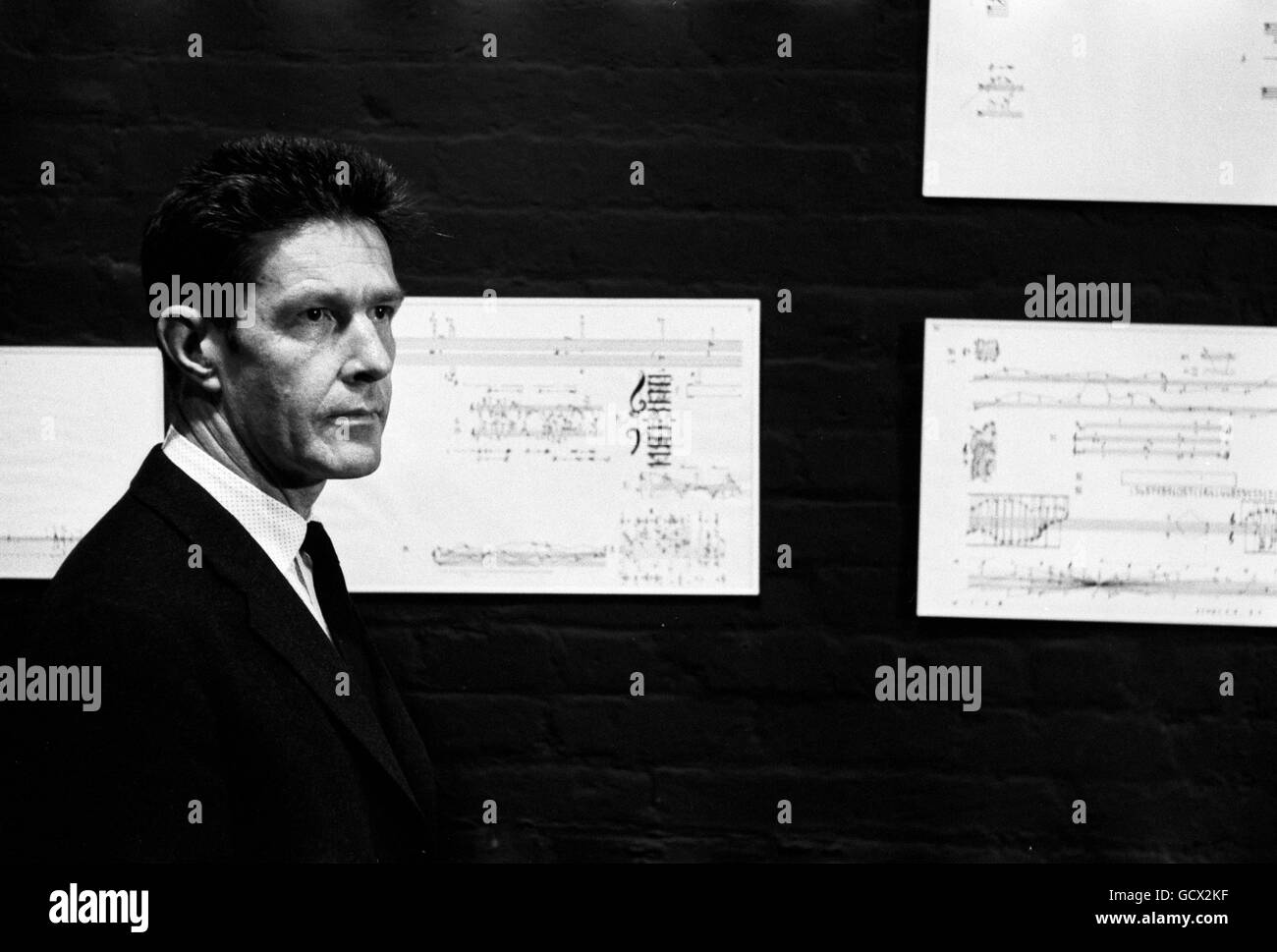 American composer John Cage, in 1958 Stock Photo - Alamy