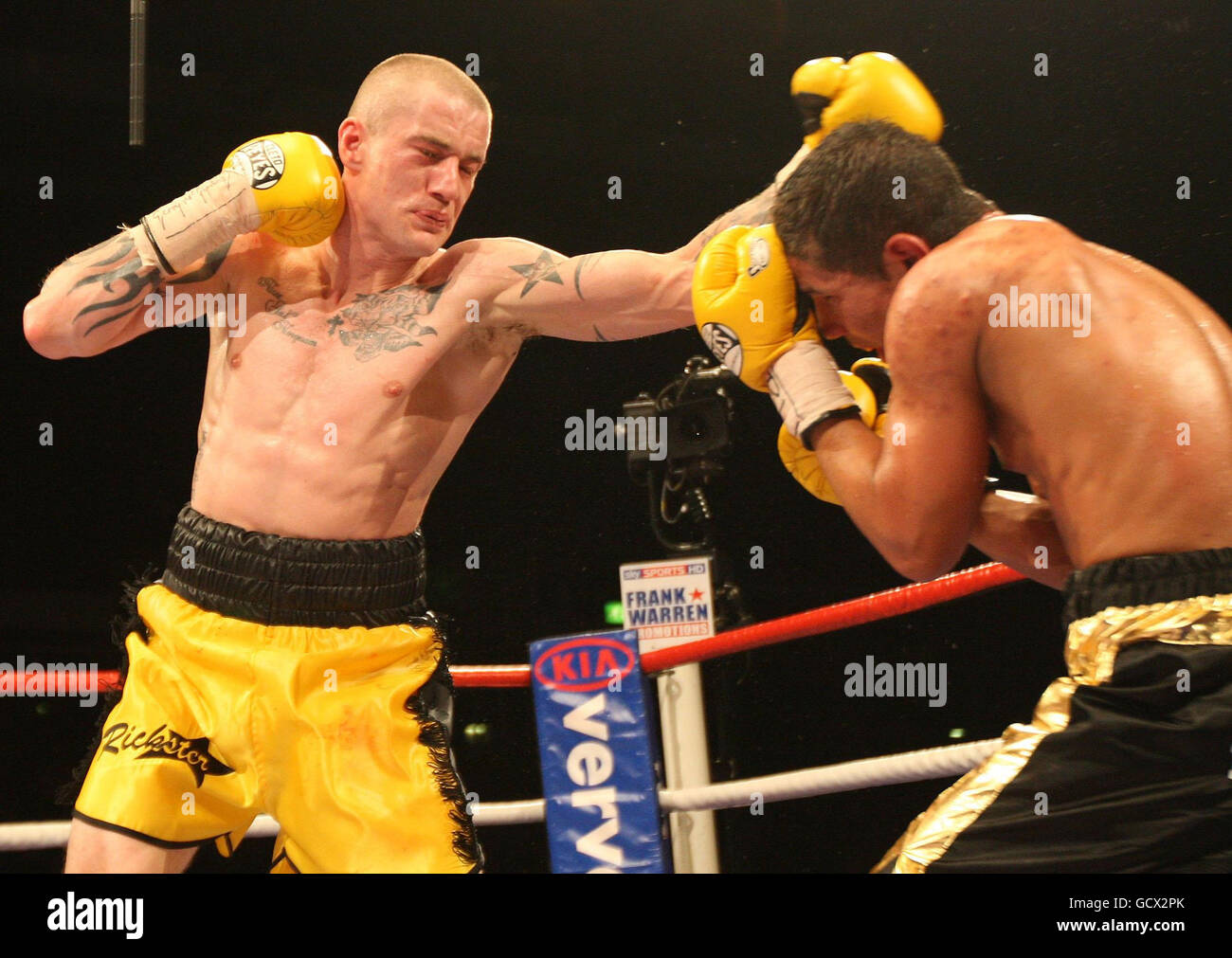 Boxing - WBO Super-Featherweight Championship - Ricky Burns v Andreas Evensen - Braehead Arena ...