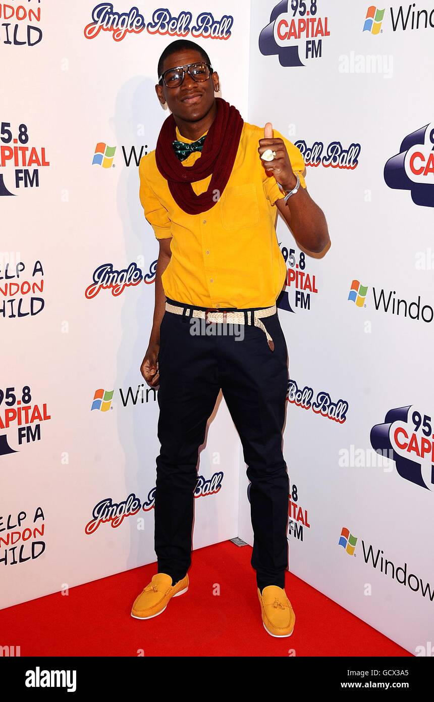 Labrinth arriving for Capital FM's Jingle Bell Ball at the O2 Arena ...