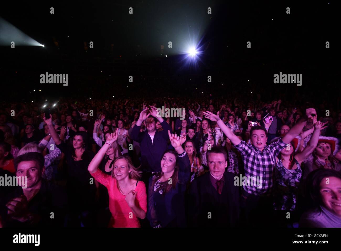 The crowd during Capital FM's Jingle Bell Ball at the O2 Arena, London ...