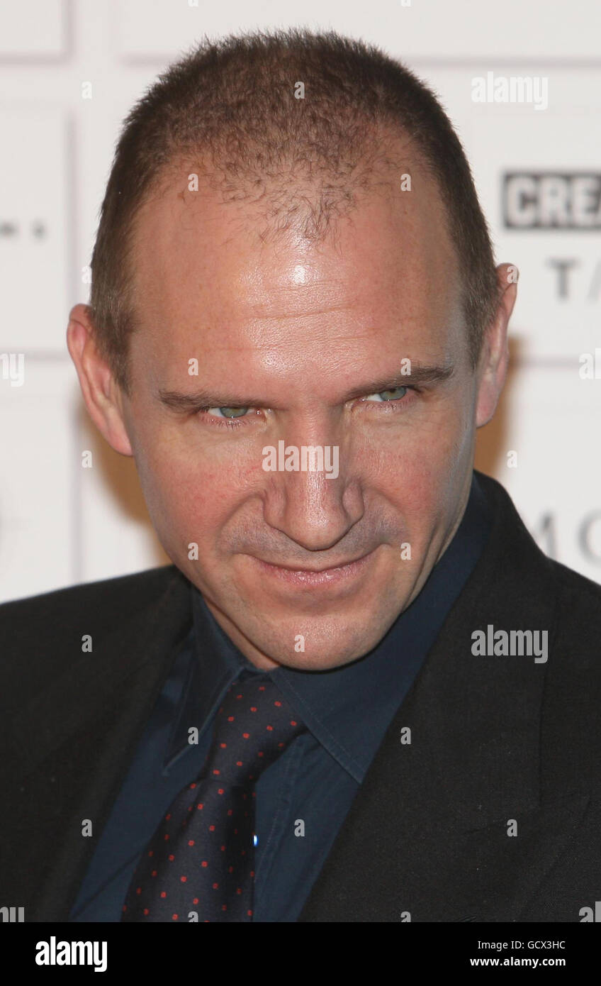 Actor Ralph Fiennes arrives at the Moet British Independent Film Awards ...