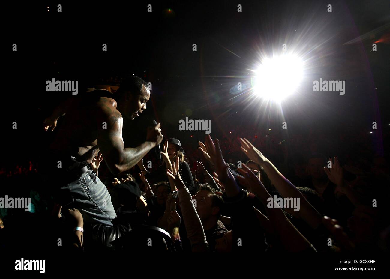 Flo Rida on stage during Capital FM's Jingle Bell Ball at the O2 Arena ...