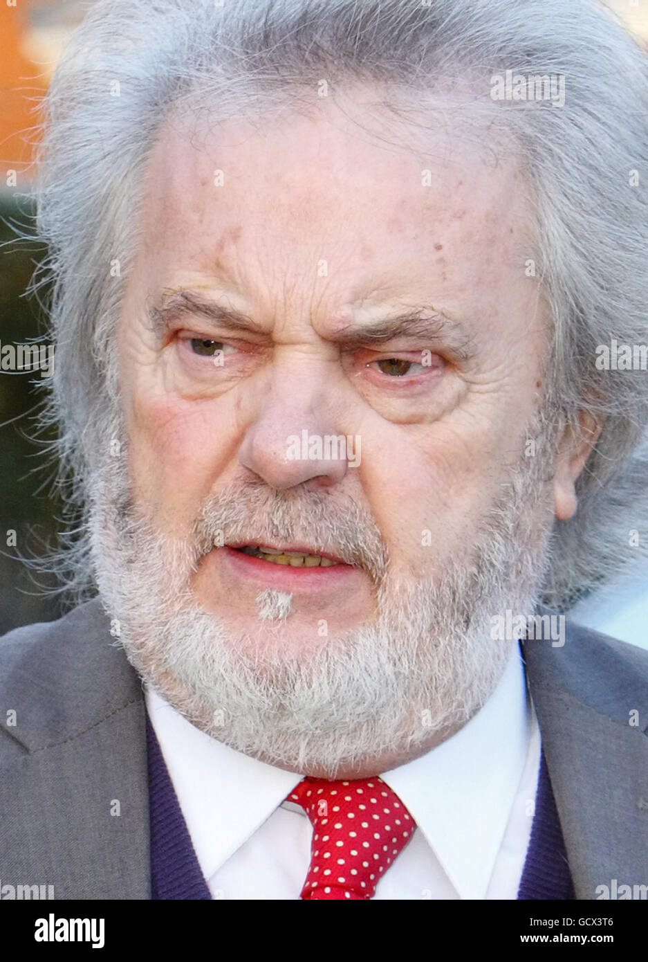 Portsmouth South MP, MIke Hancock leaves his home in Fareham, Hampshire ...