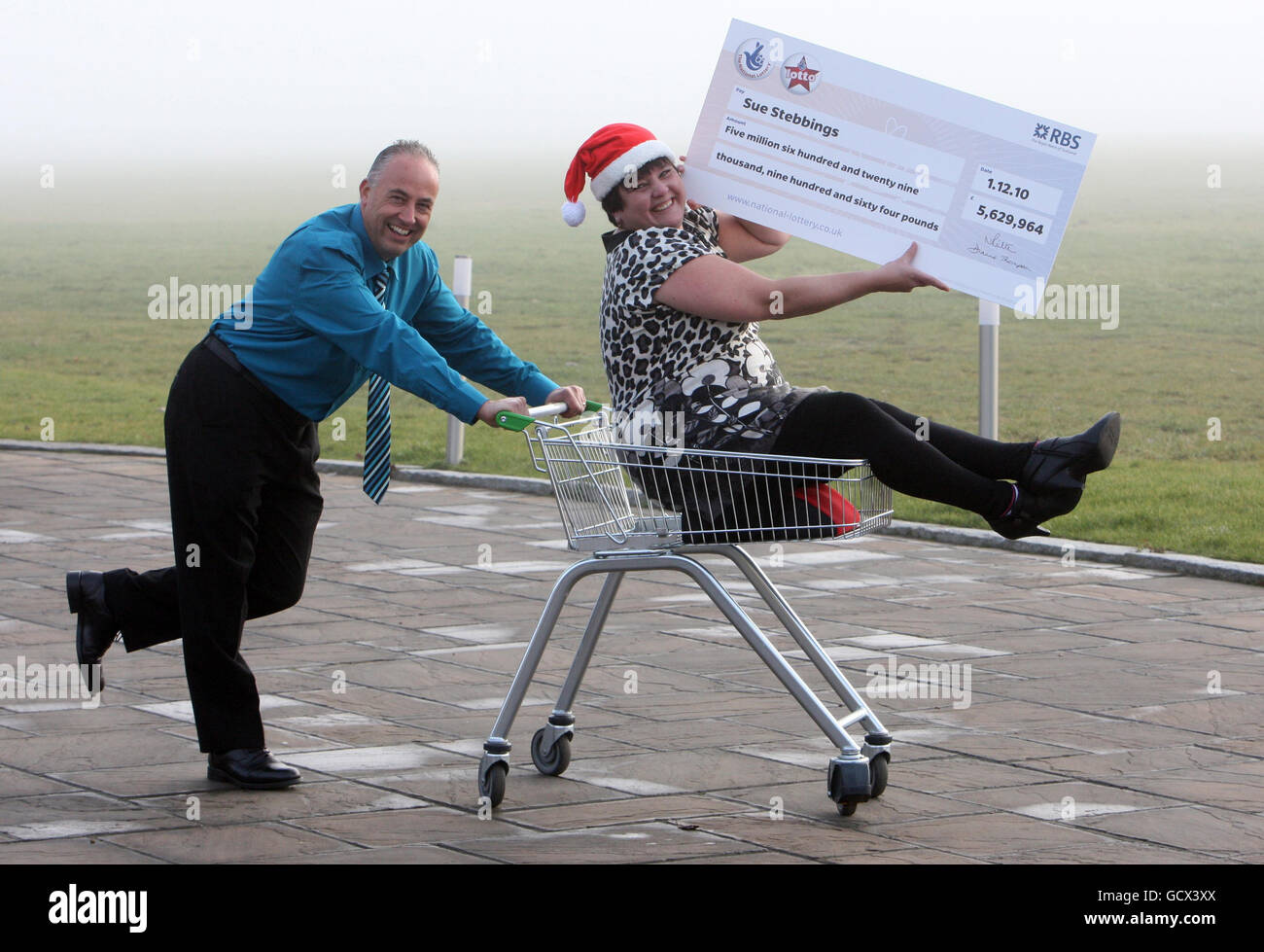 Lottery Lotto Celebrating Cheque High Resolution Stock Photography and ...