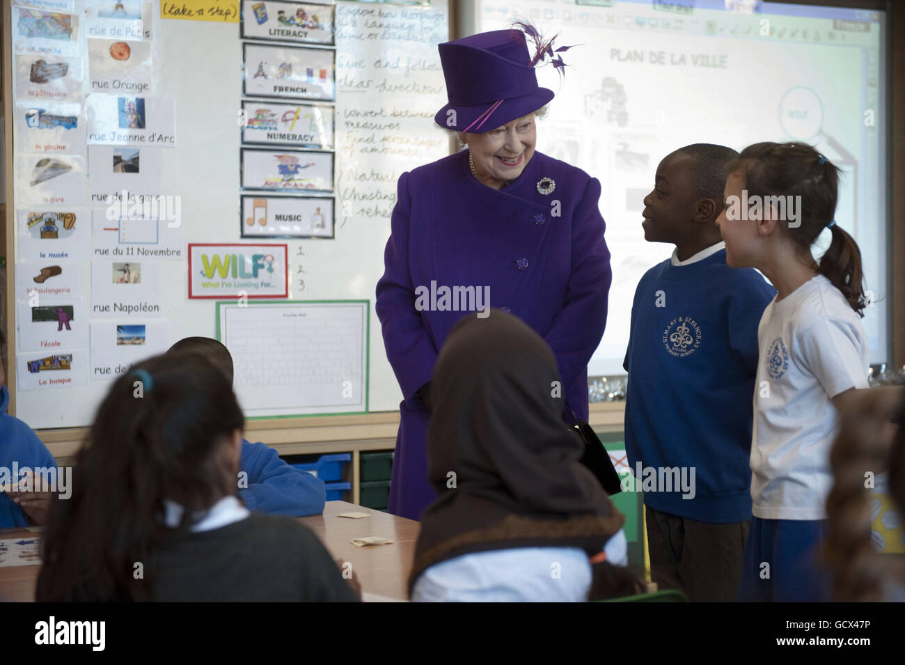 Queen Elizabeth II visits St Mary and St Pancras Church of England ...