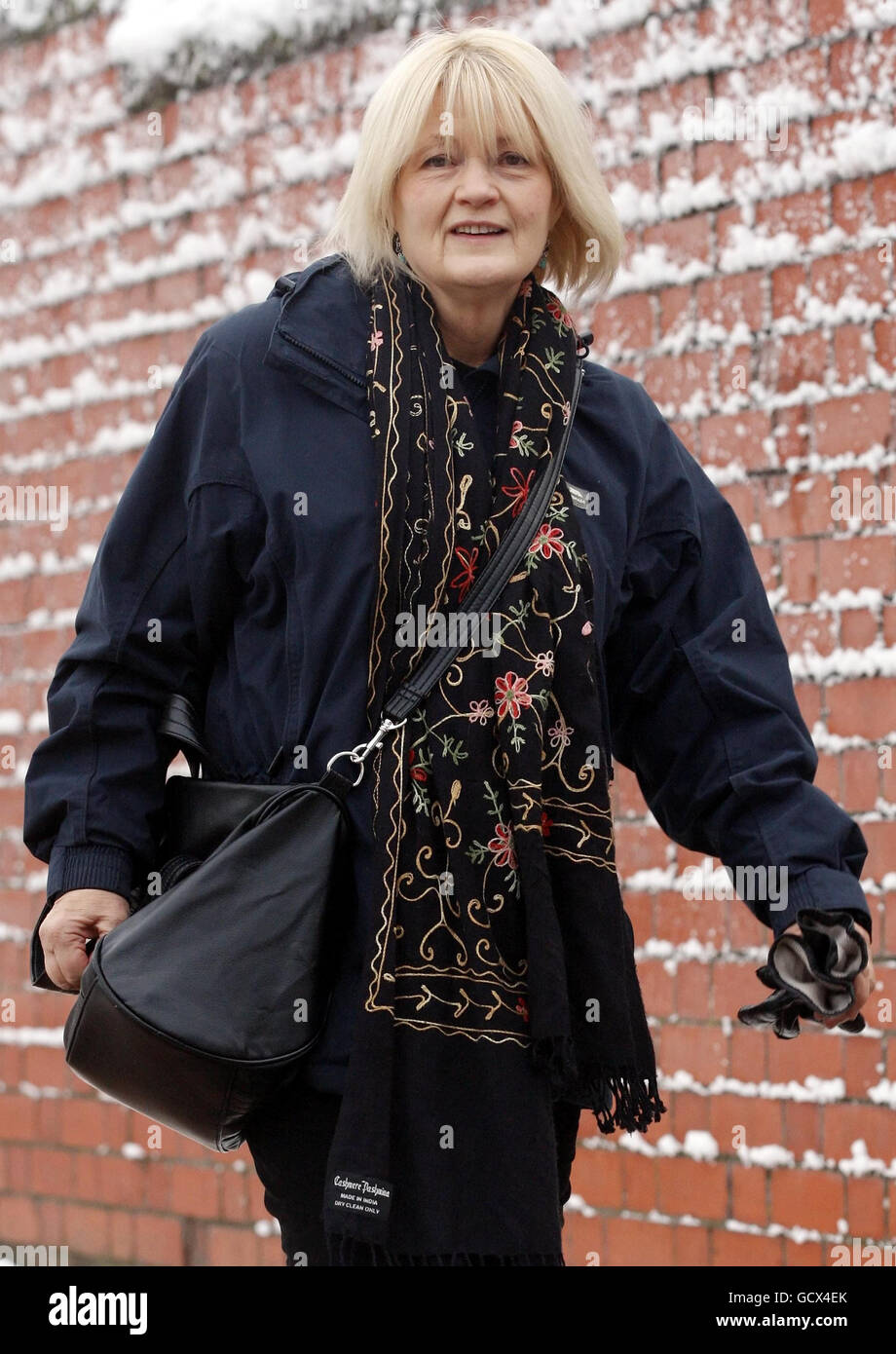 Witness Pat Smith arrives at the High Court in Glasgow to give evidence ...