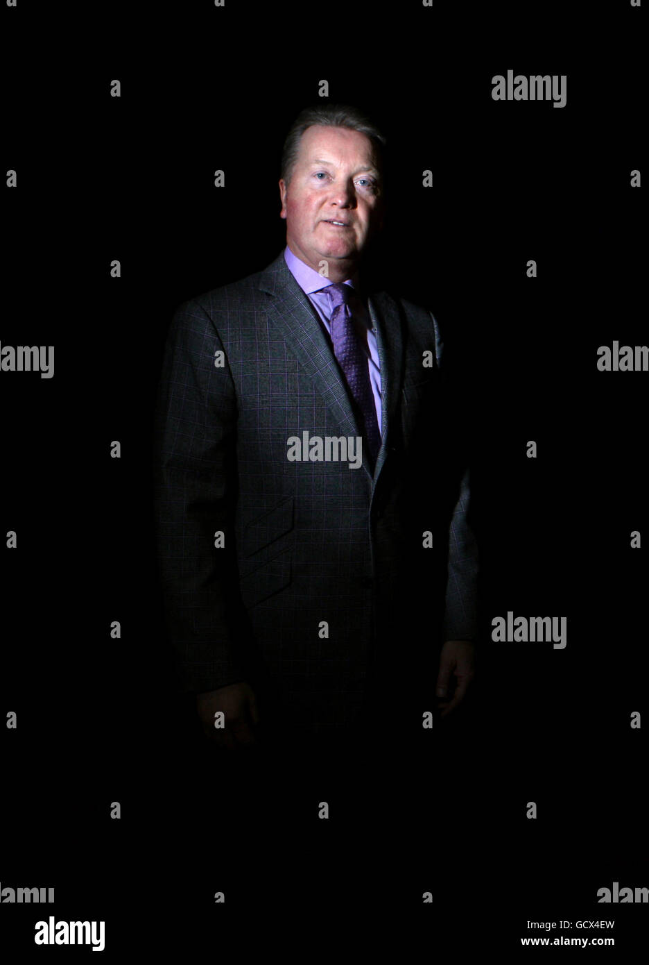Boxing promoter Frank Warren Liverpool's Echo Arena during the Head to ...