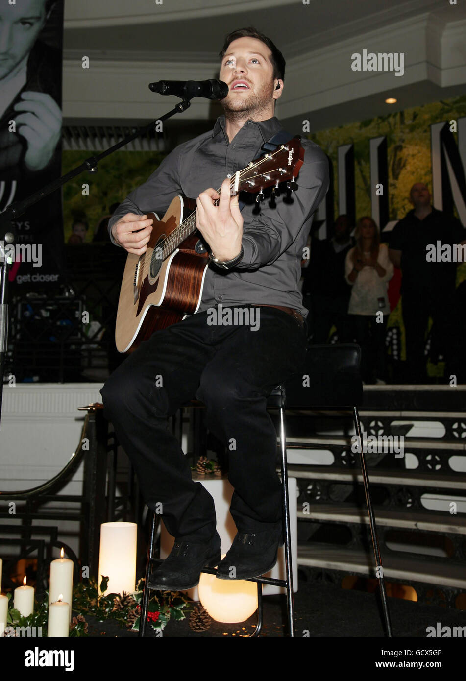 X Factor. X Factor winner Matt Cardle performing at HMV Bayswater, in ...