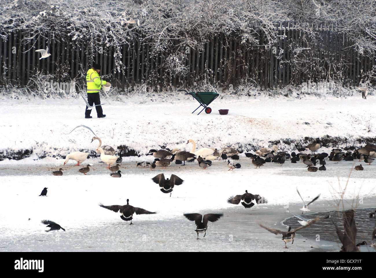 Winter weather December 21st Stock Photo - Alamy