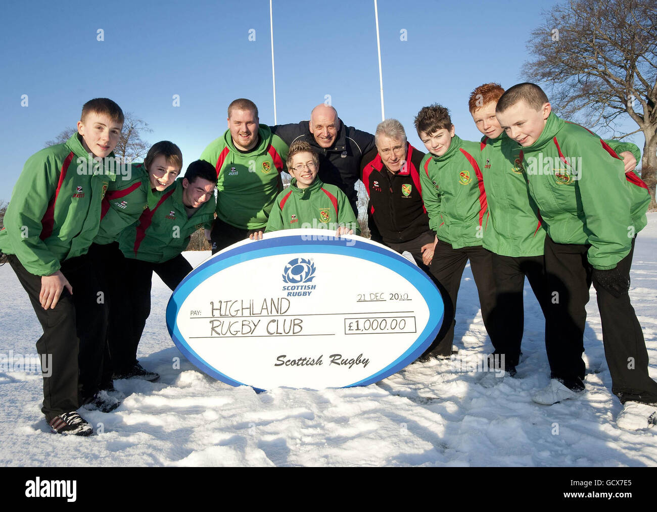 (Left to right) Bruce Flockhart, Rory Carson, Tom Brogan, Iain Crush ...