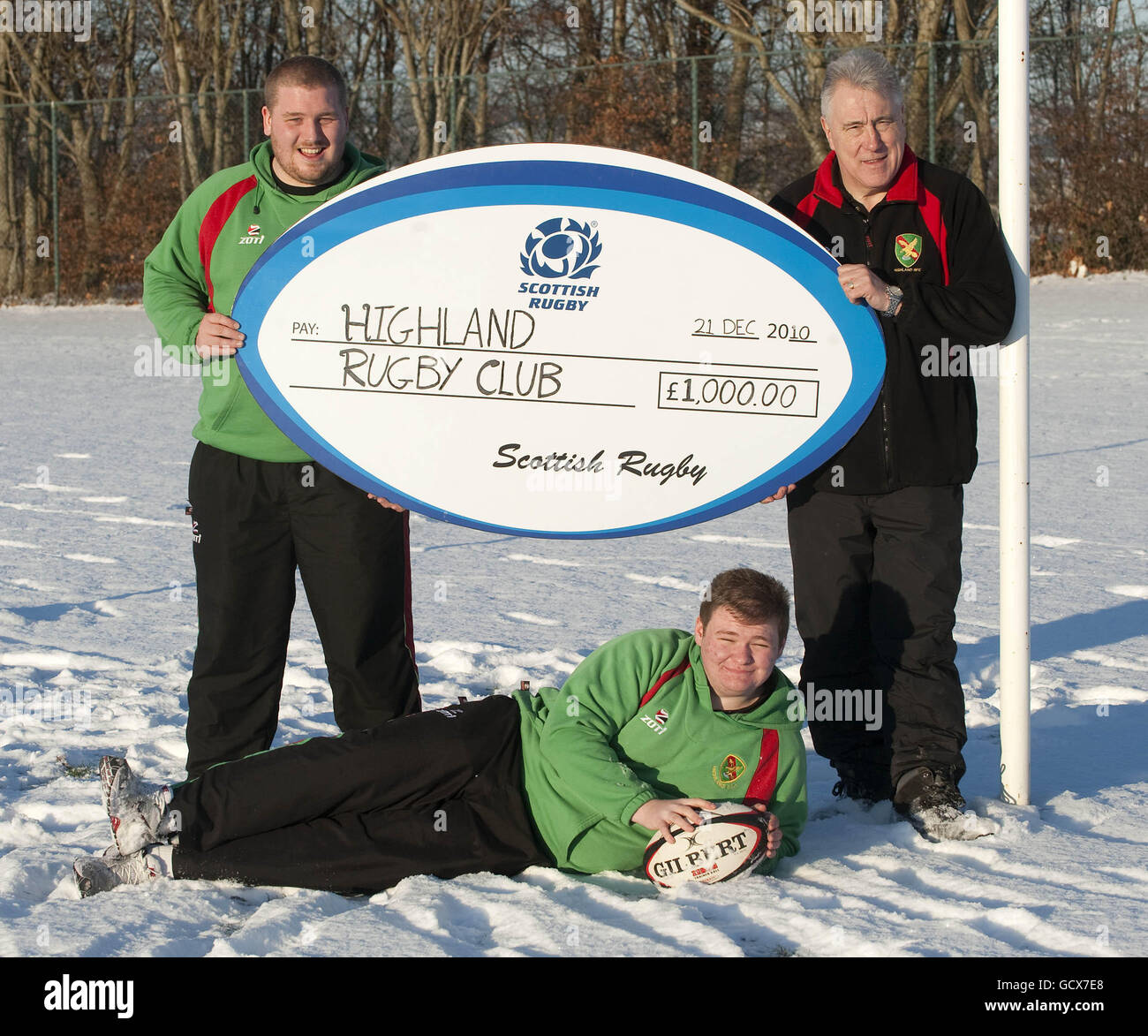 Highland RFC's Rugby Development Officer Alan McKenzie (left) with ...