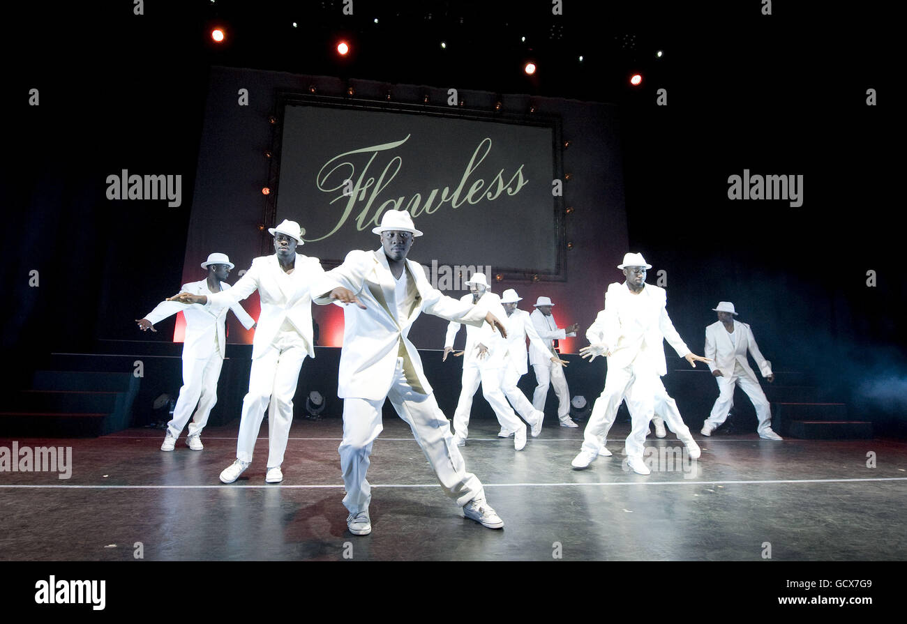 Dance troupe Flawless on stage before their three night run at the ...