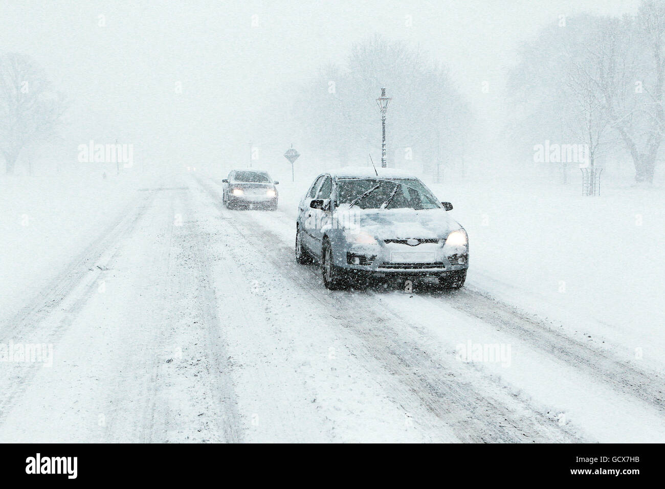 Winter weather December 21st Stock Photo - Alamy