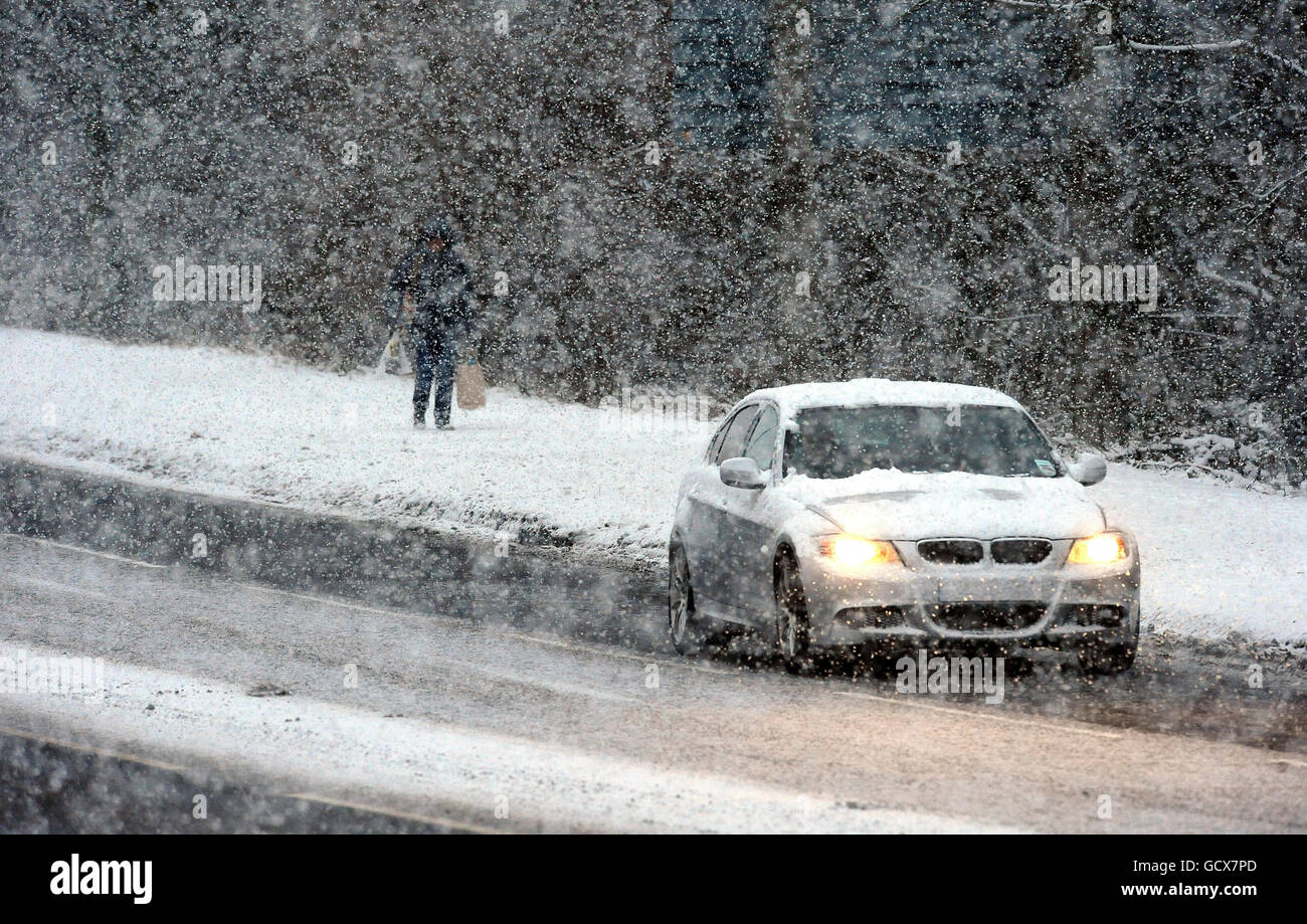 Winter weather December 22nd Stock Photo - Alamy