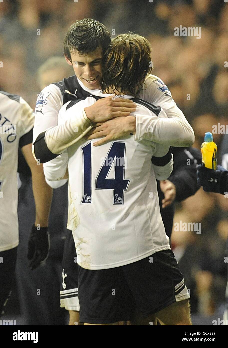 Luka modric tottenham celebrates hi-res stock photography and images ...