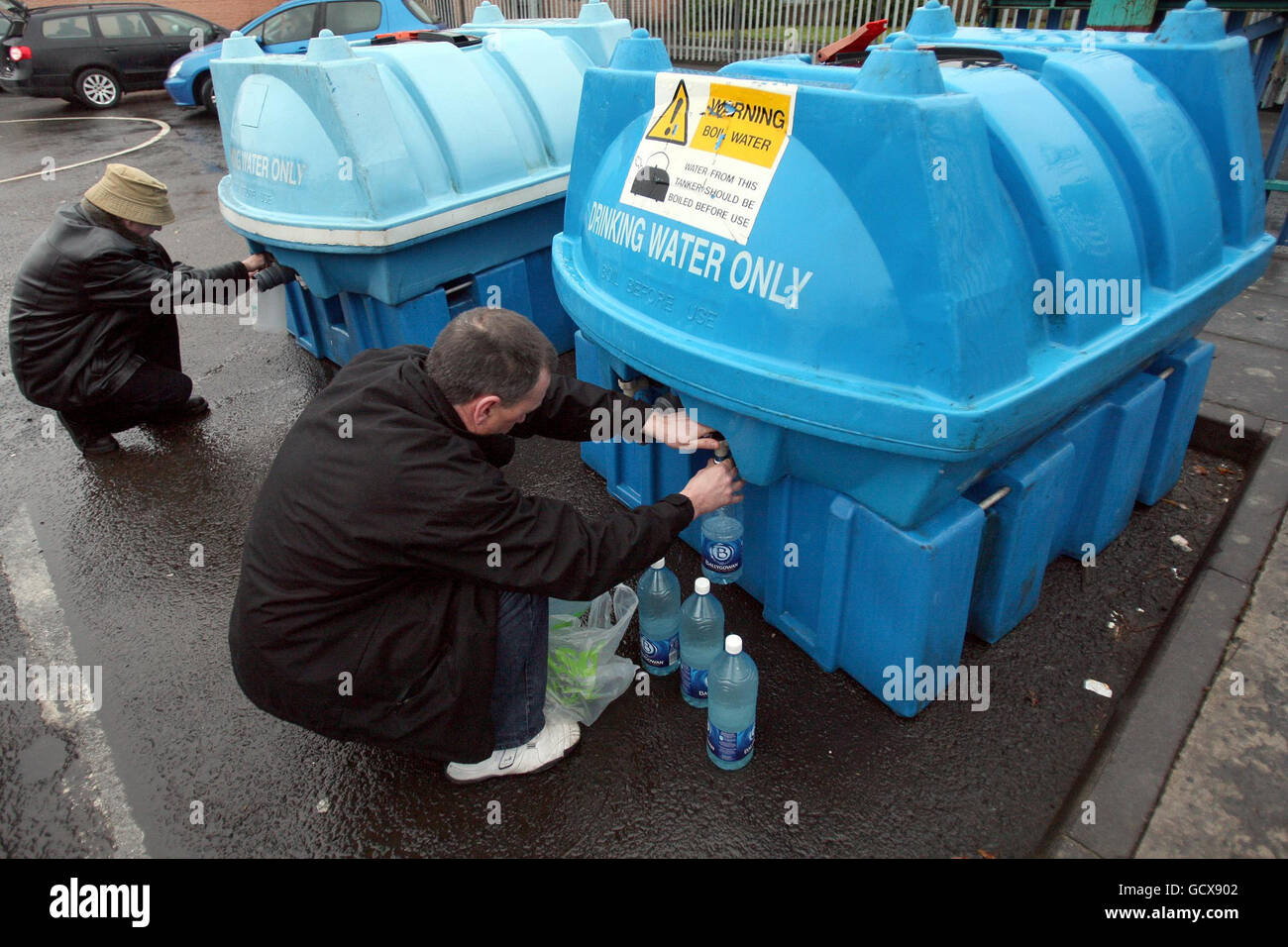 Ulster water supply disruption Stock Photo - Alamy
