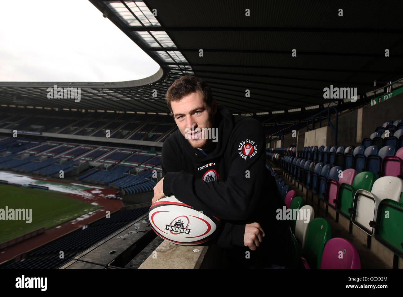 Edinburgh's Tim Visser poses for a photograph after the Edinburgh and ...