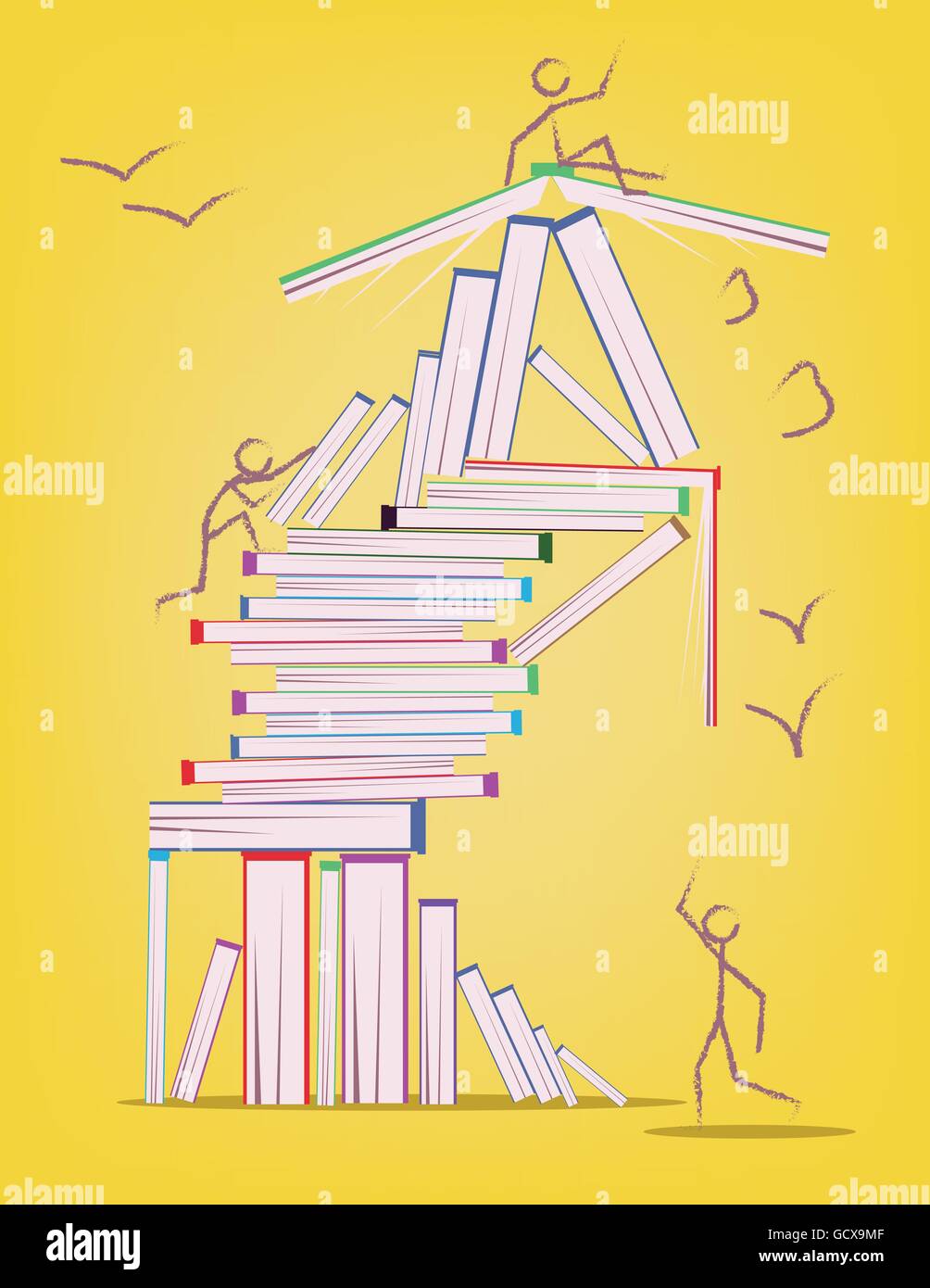 Lady bird books Stock Vector Images - Alamy