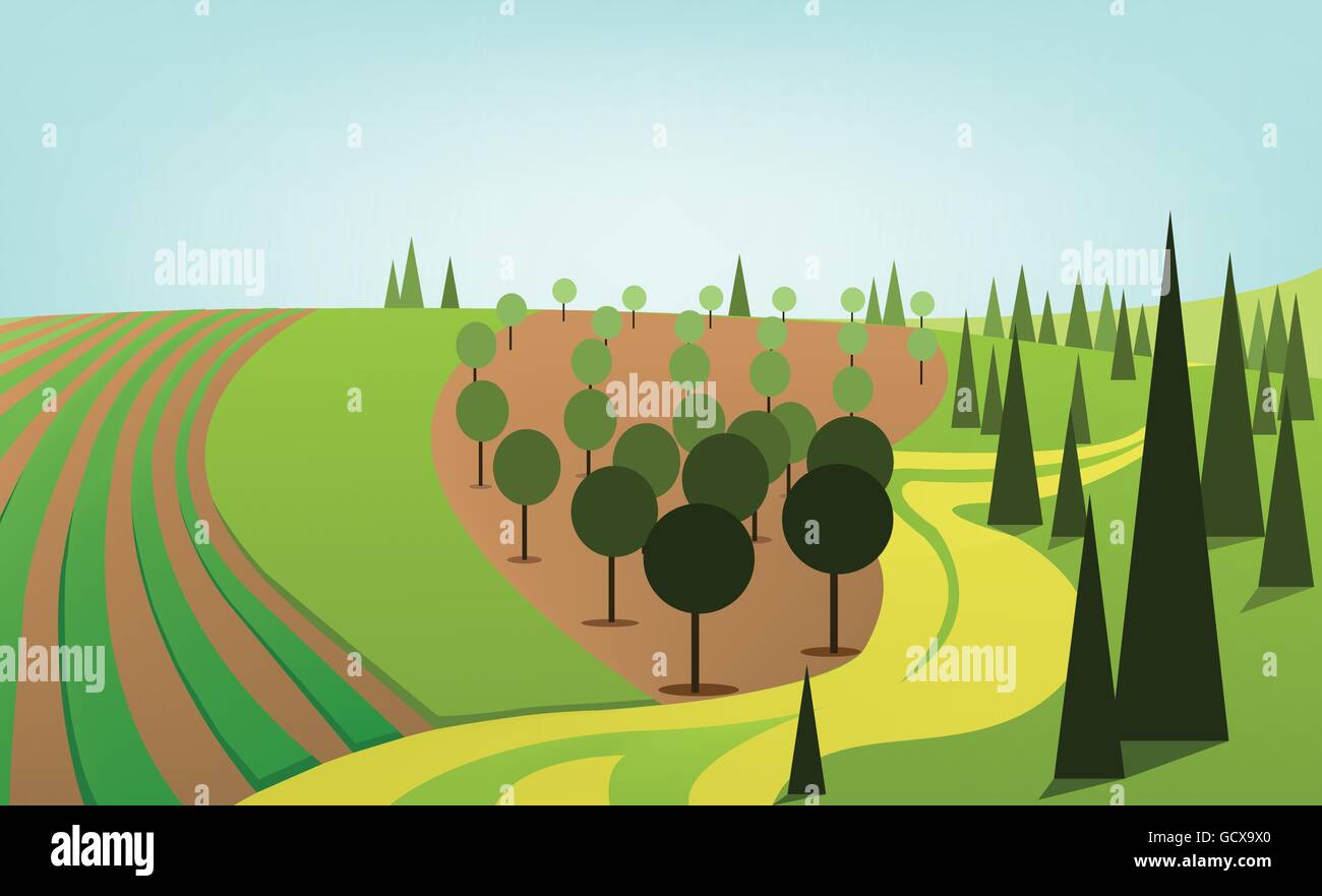 Abstract Landscape Architecture