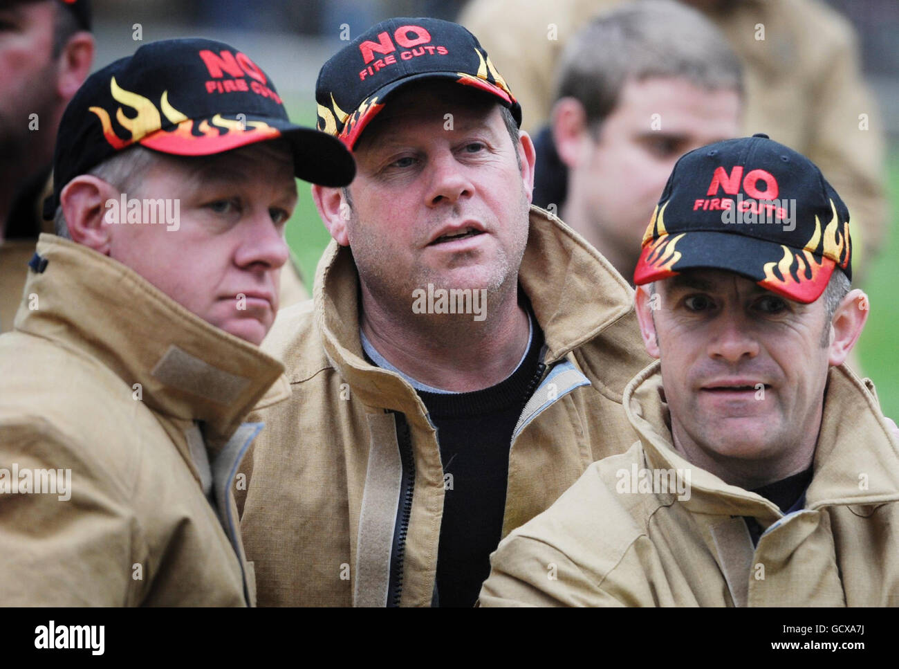 Firefighters lobby parliament hi-res stock photography and images - Alamy