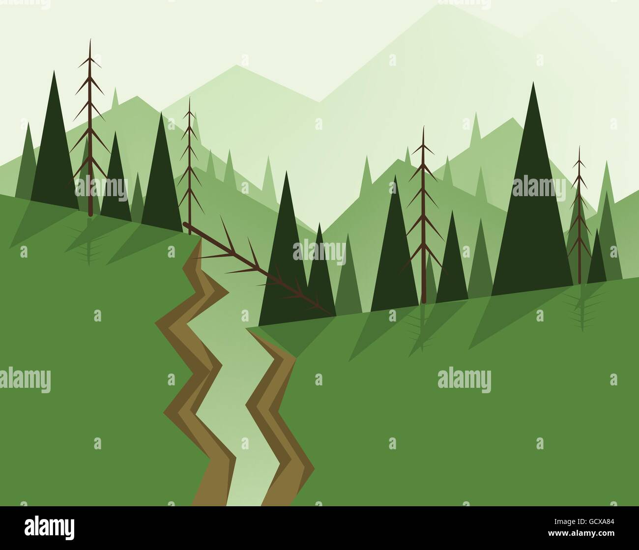 Chasm view Stock Vector Images - Alamy
