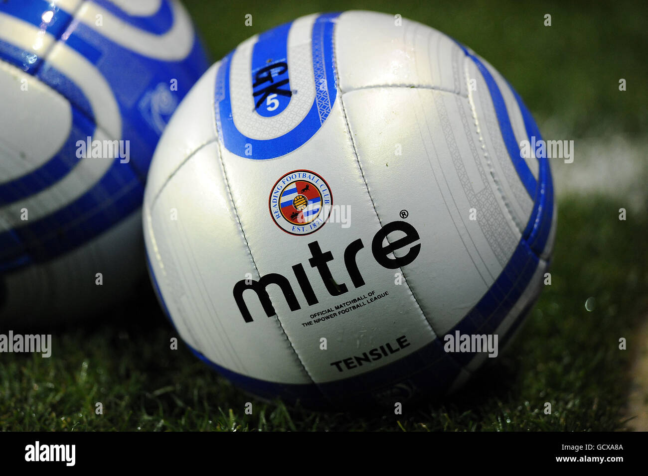 Football general view ball hi-res stock photography and images - Alamy