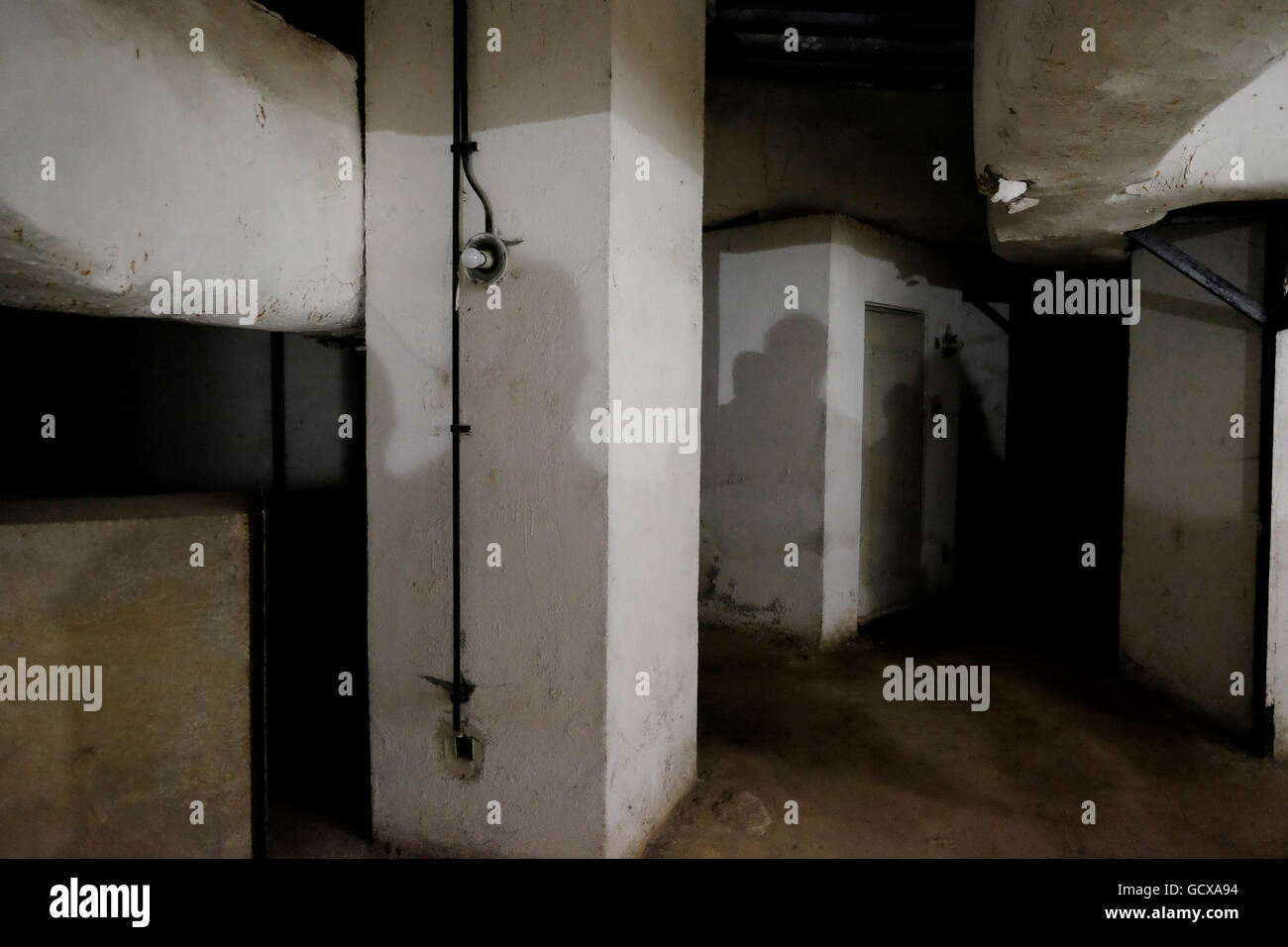 The basement inside The Palace of the Parliament (Palatul Parlamentului ...