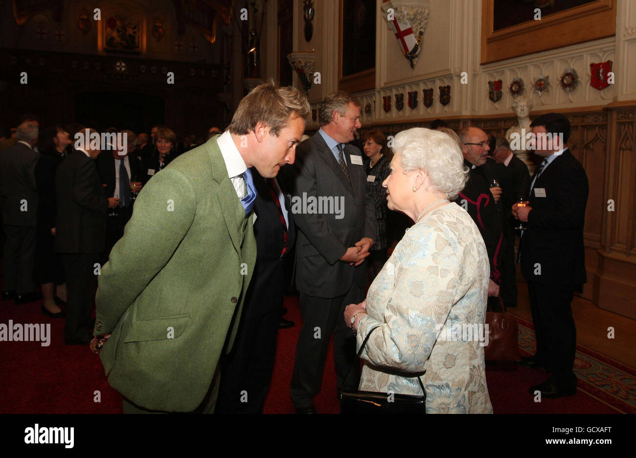 Queen Elizabeth II meets Ben Fogle at the Rural Communities Reception ...