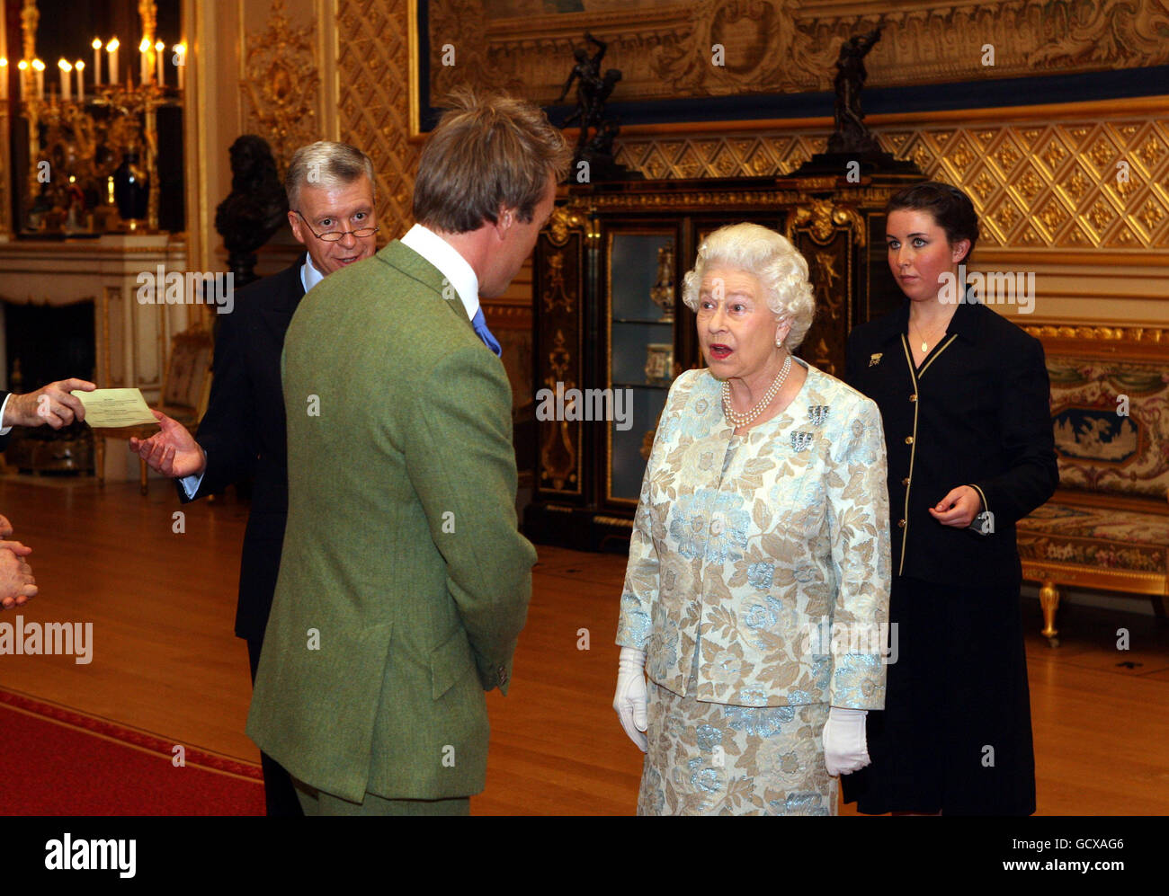 Queen Elizabeth II meets Ben Fogle at the Rural Communities Reception ...