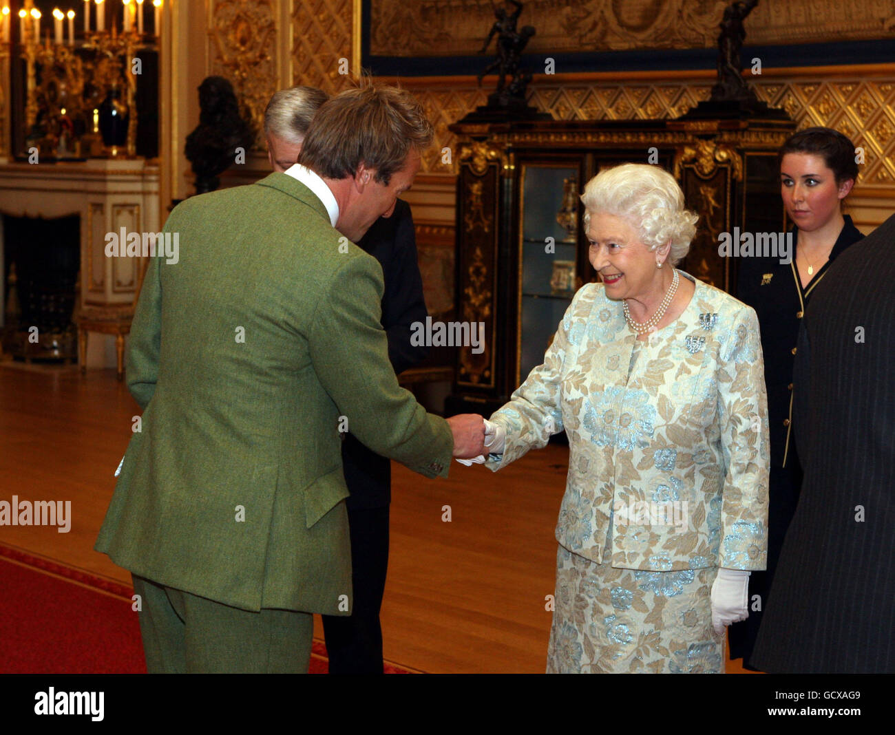 Queen Elizabeth II meets Ben Fogle at the Rural Communities Reception ...