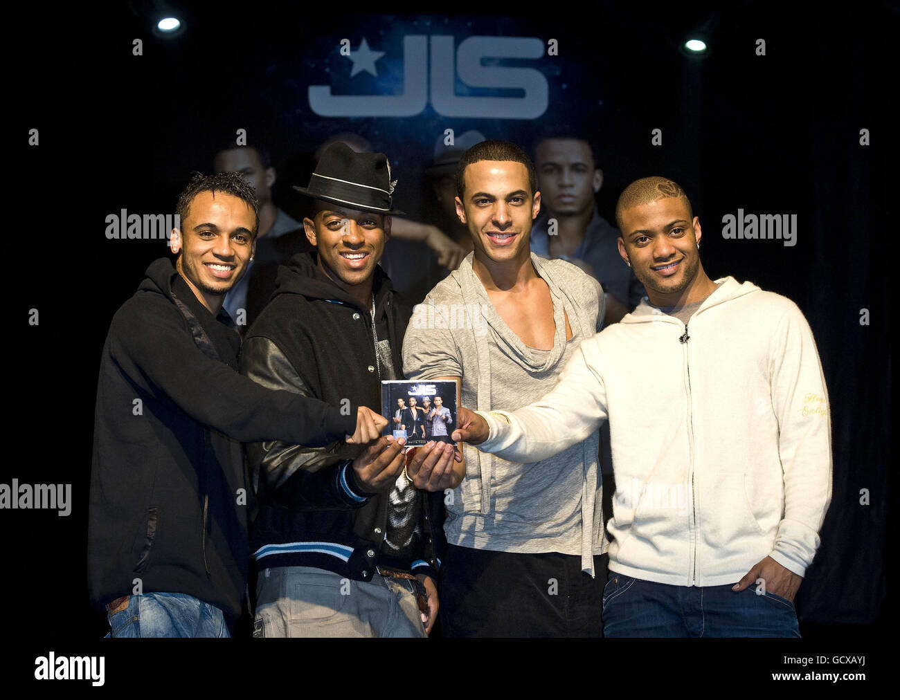 JLS Album Signing - London Stock Photo - Alamy