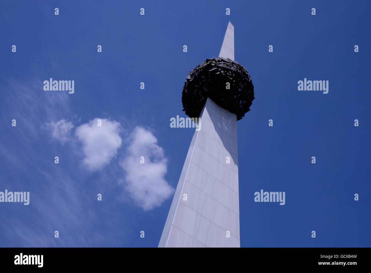 View of the Memorial of Rebirth ( Memorialul Renasterii ) that ...