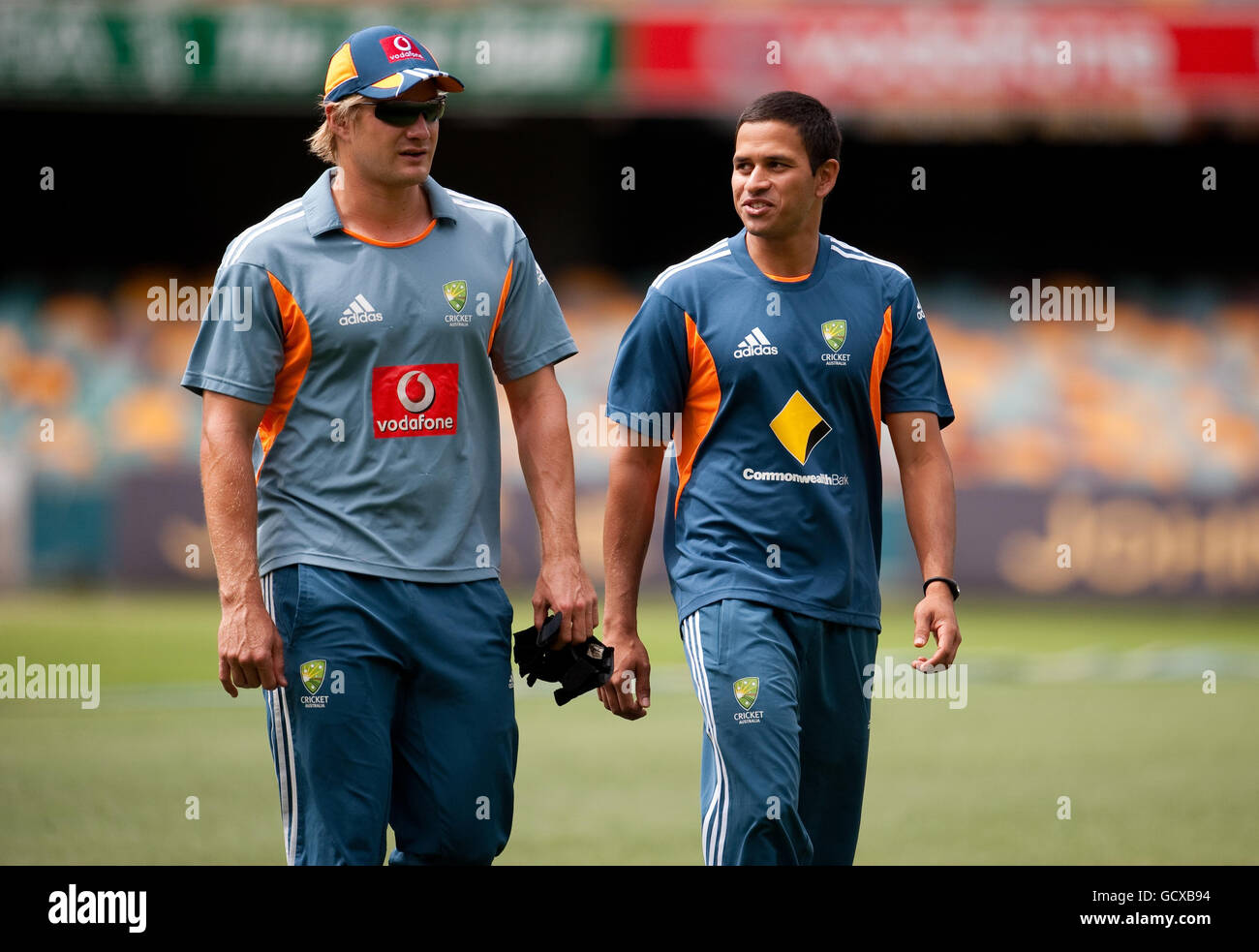 Cricket - Australia Net Session - Brisbane Cricket Ground Stock Photo ...