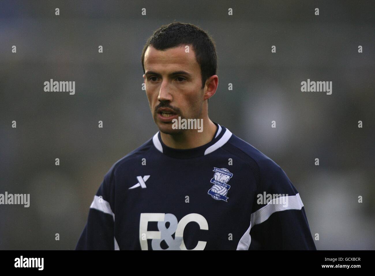 Birmingham City's Keith Fahey sporting a moustache in support of ...