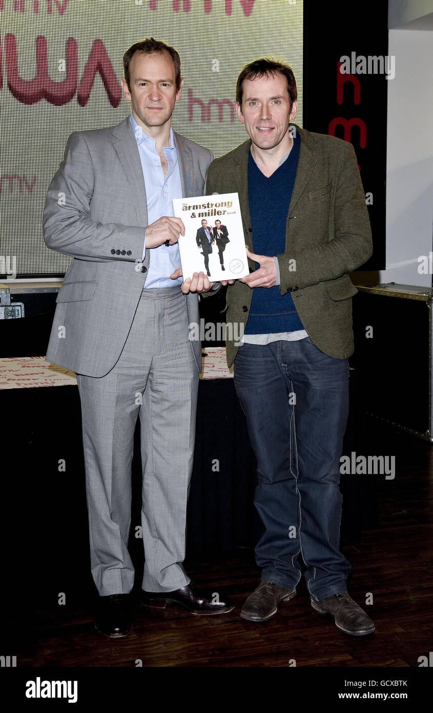 Alexander Armstrong and Ben Miller sign copies of their 'The Armstrong ...