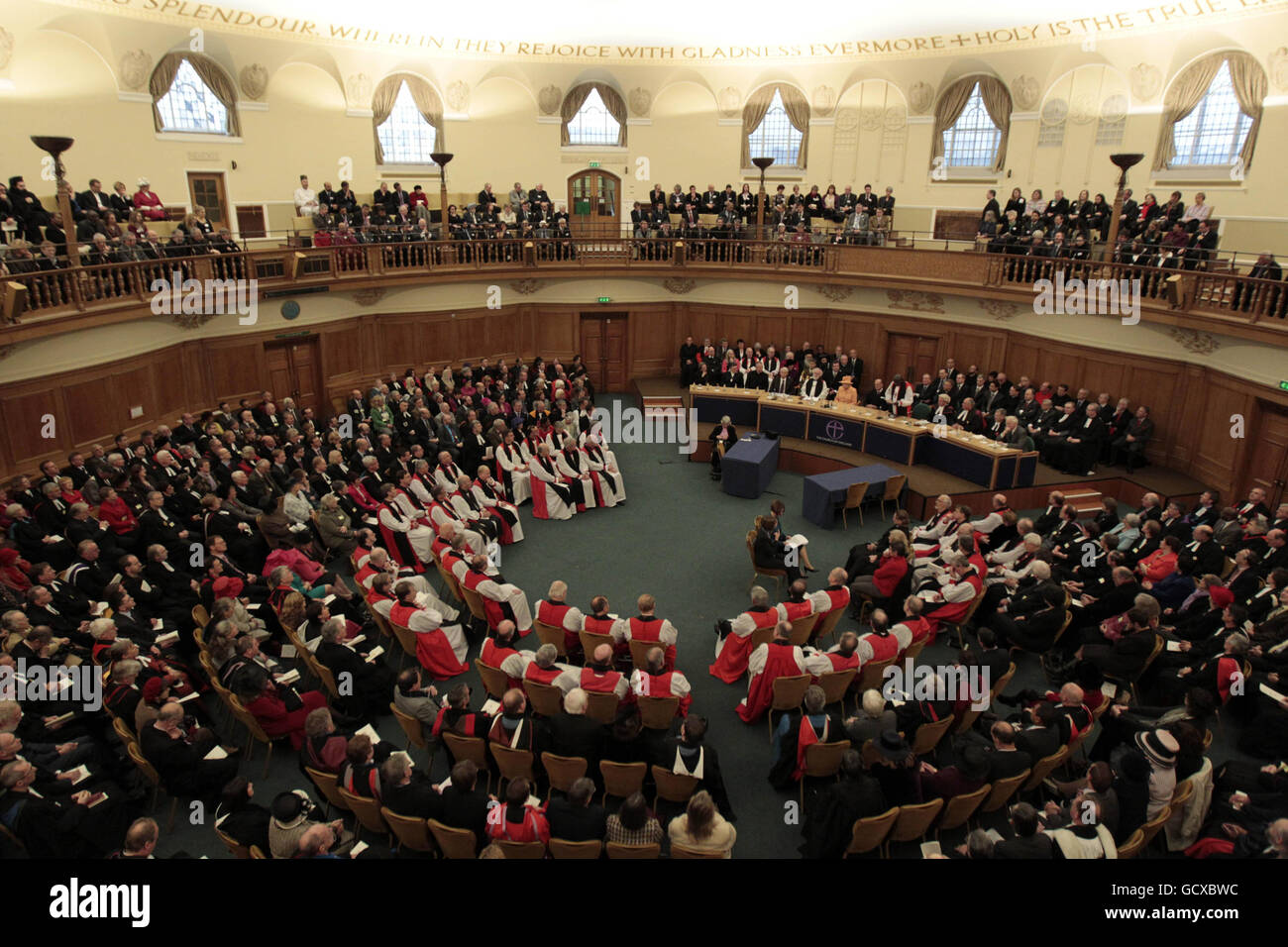 Delegates during the 9th Inauguration of the General Synod of the ...