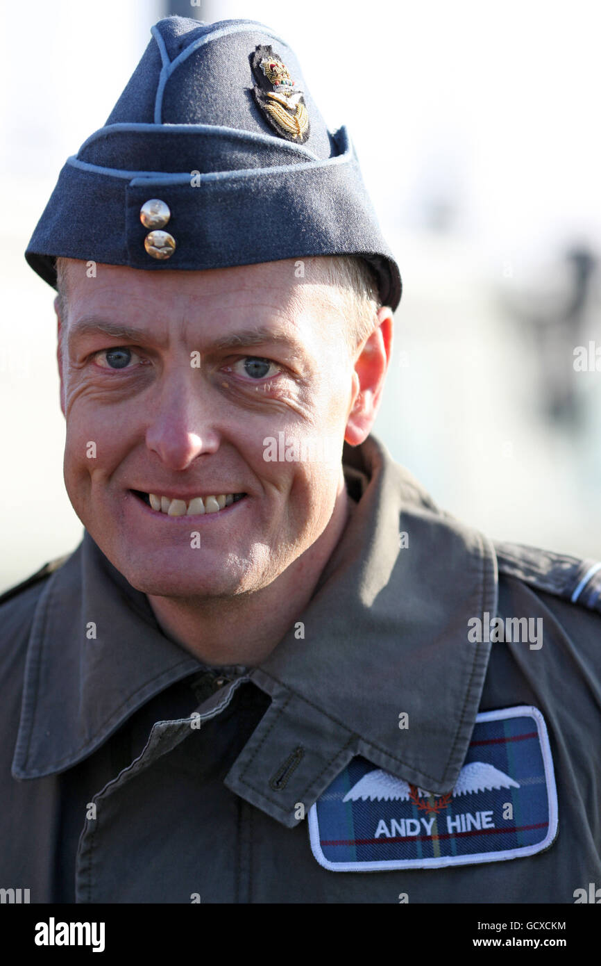 RAF Lossiemouth Station Commander Group Captain Andy Hine at RAF Marham ...