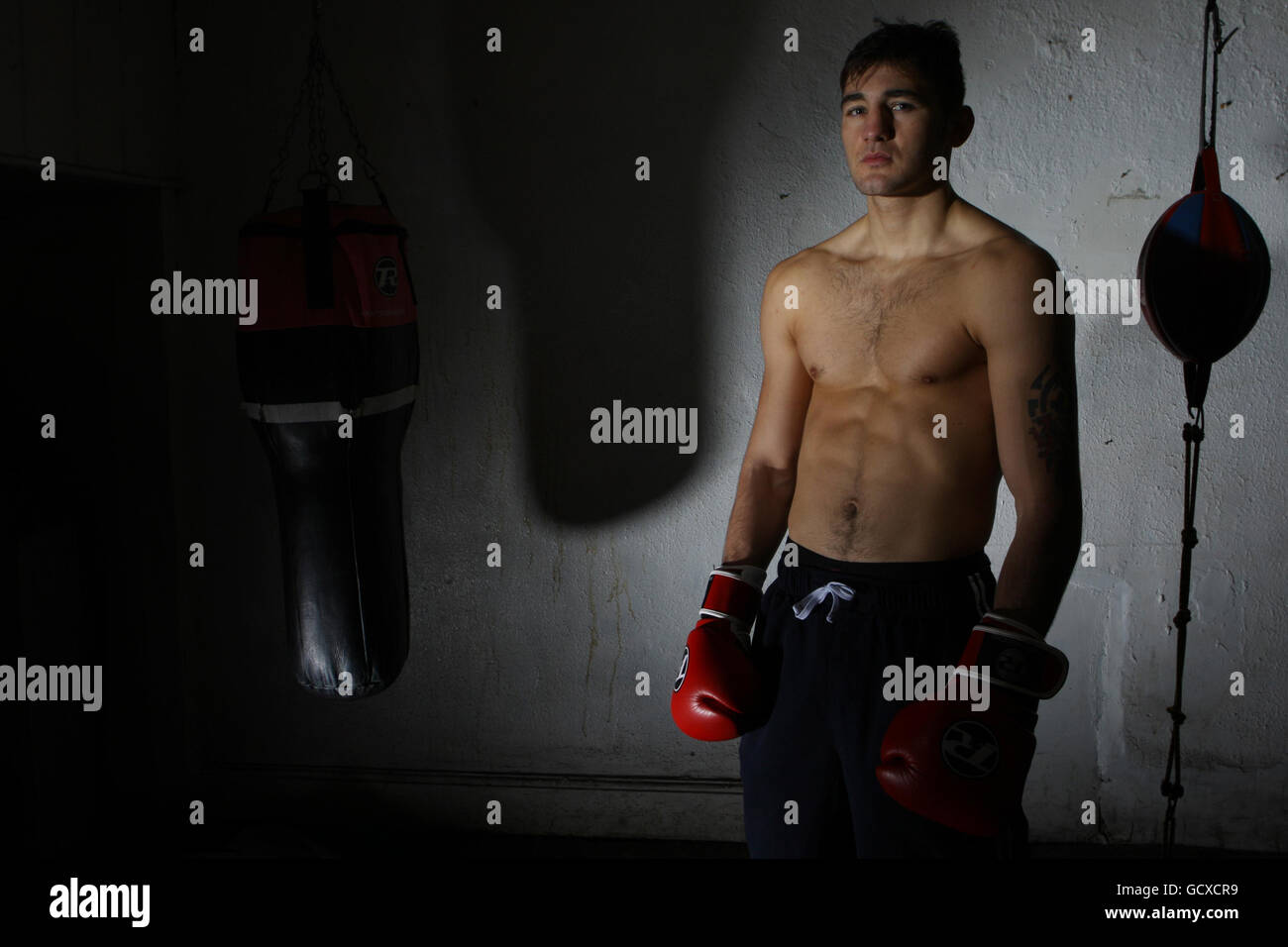 Boxing - Nathan Cleverly Photocall Stock Photo - Alamy