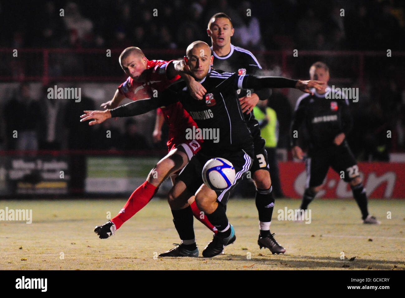Soccer fa cup round crawley town swindon town broadfield stadium hi-res ...
