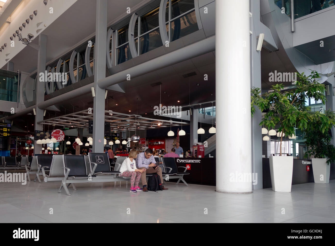 Bucharest romania international airport terminal hi-res stock ...